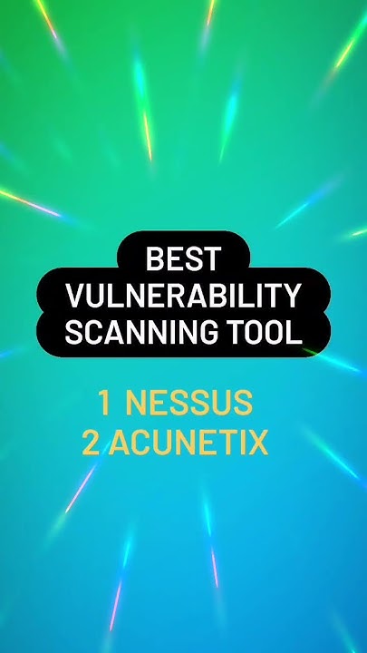 Best Vulnerability scanning Tool | Network scanning tool | tryhackme ...