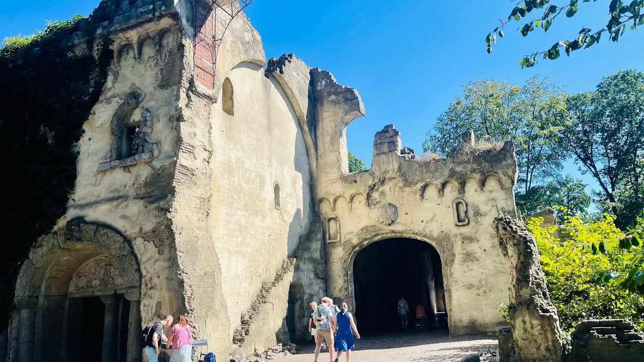 Voorbereidingen sloop Spookslot #efteling - YouTube