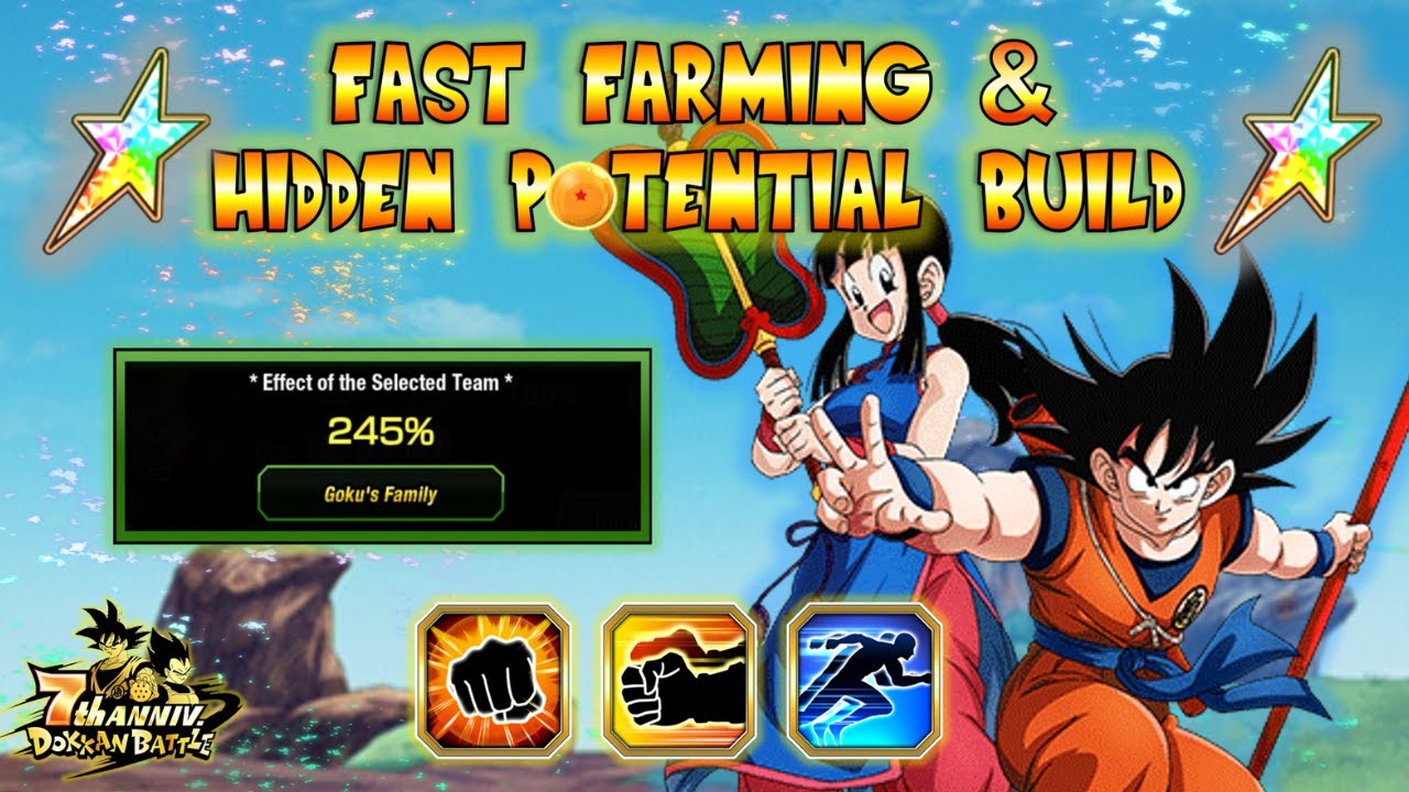 NEW F2P AGL CHI CHI & GOKU - HIDDEN POTENTIAL BUILD AND FAST FARMING ...