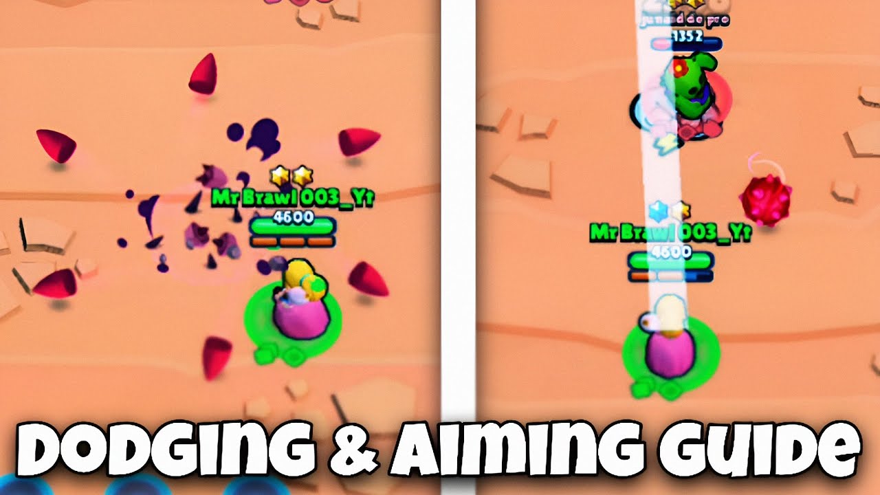 DODGING & AIMING Guide to Become BETTER At Brawl Stars - YouTube
