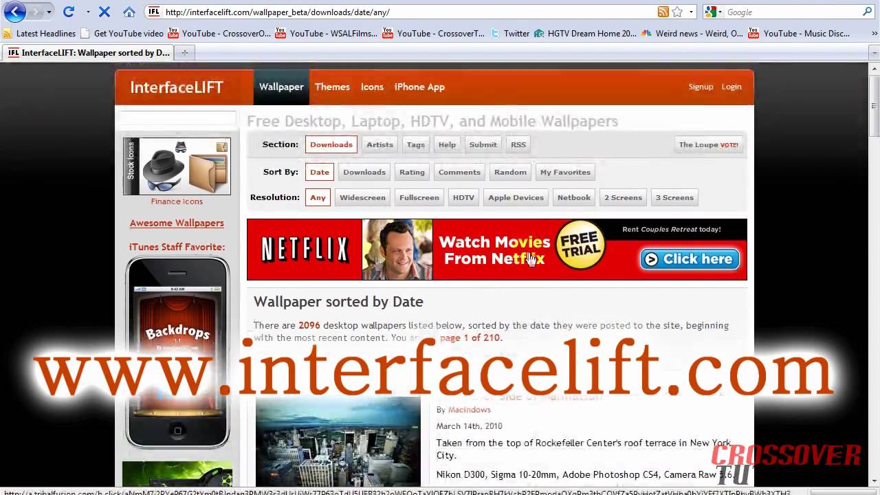 Interfacelift- The best place to get FREE HD wallpapers - YouTube