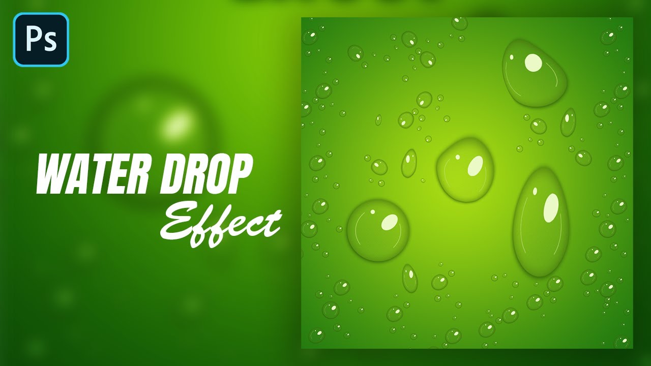 Water Drop Effect Realistic Design PhotoshopCC Tutorials YouTube water-drop-effect-realistic-design-photoshopcc-tutorials-youtube