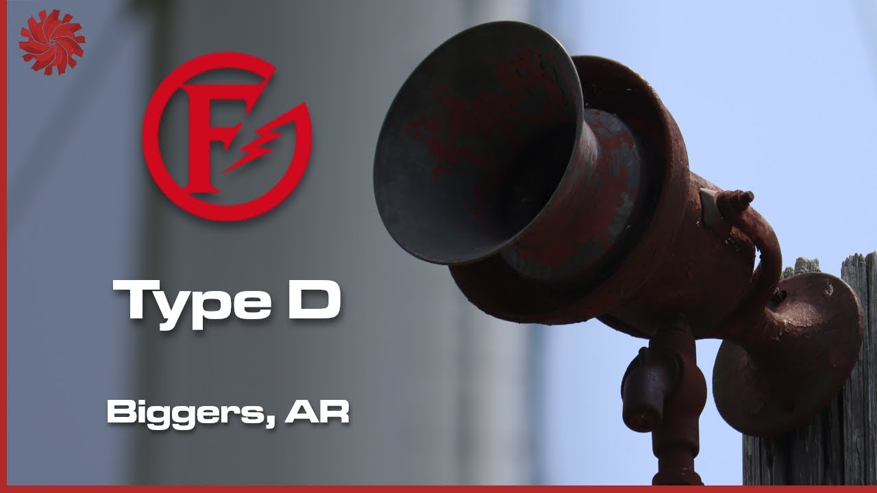 Federal Enterprises Model D | Fire | Biggers, AR Special Siren Test ...