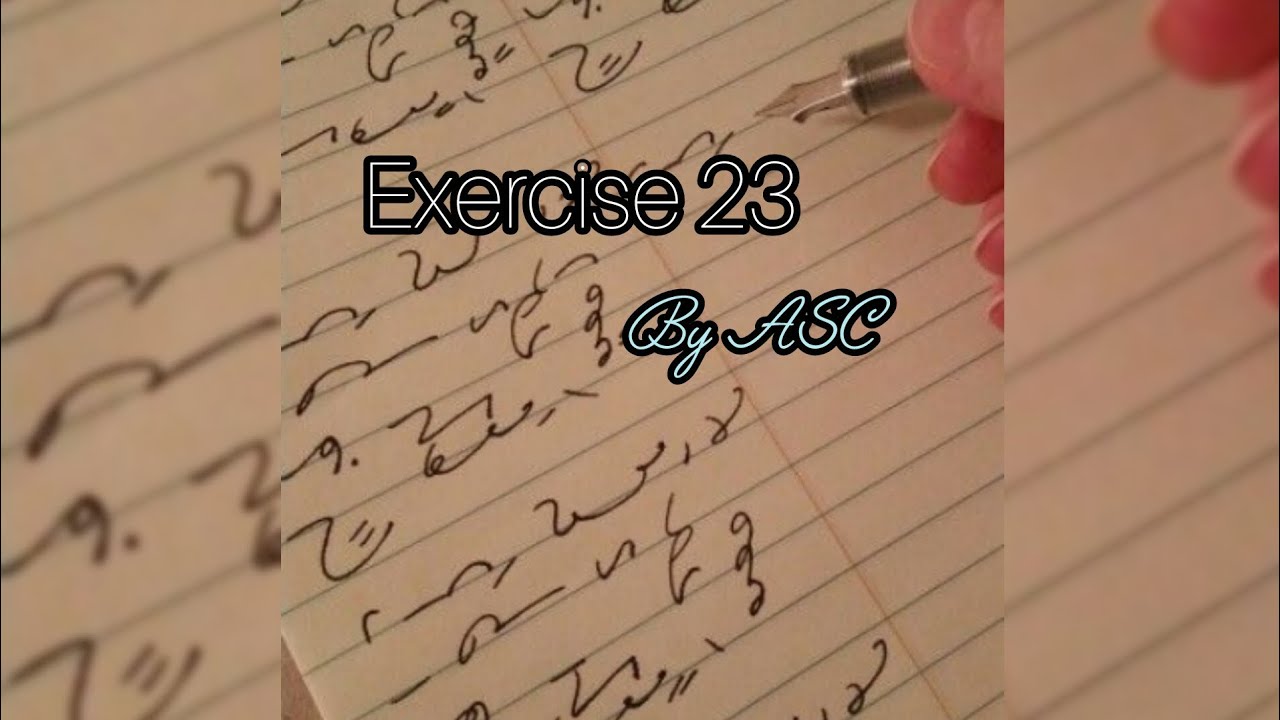 Pitman shorthand exercise 23 @Astudycorner #sscstenoexamoldpaper #steno ...
