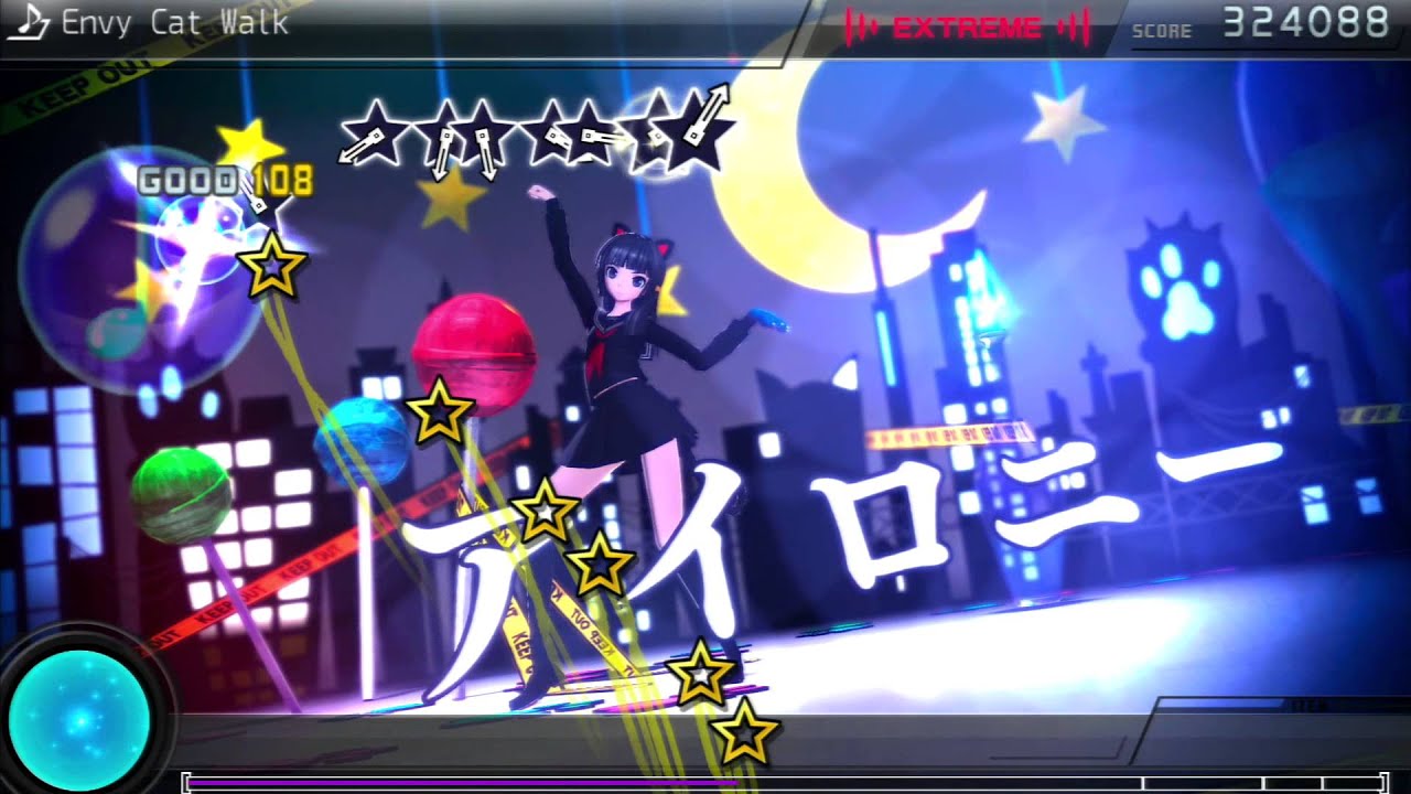Hatsune Miku: Project Diva F 2nd - Envy Cat Walk [Extreme] - YouTube