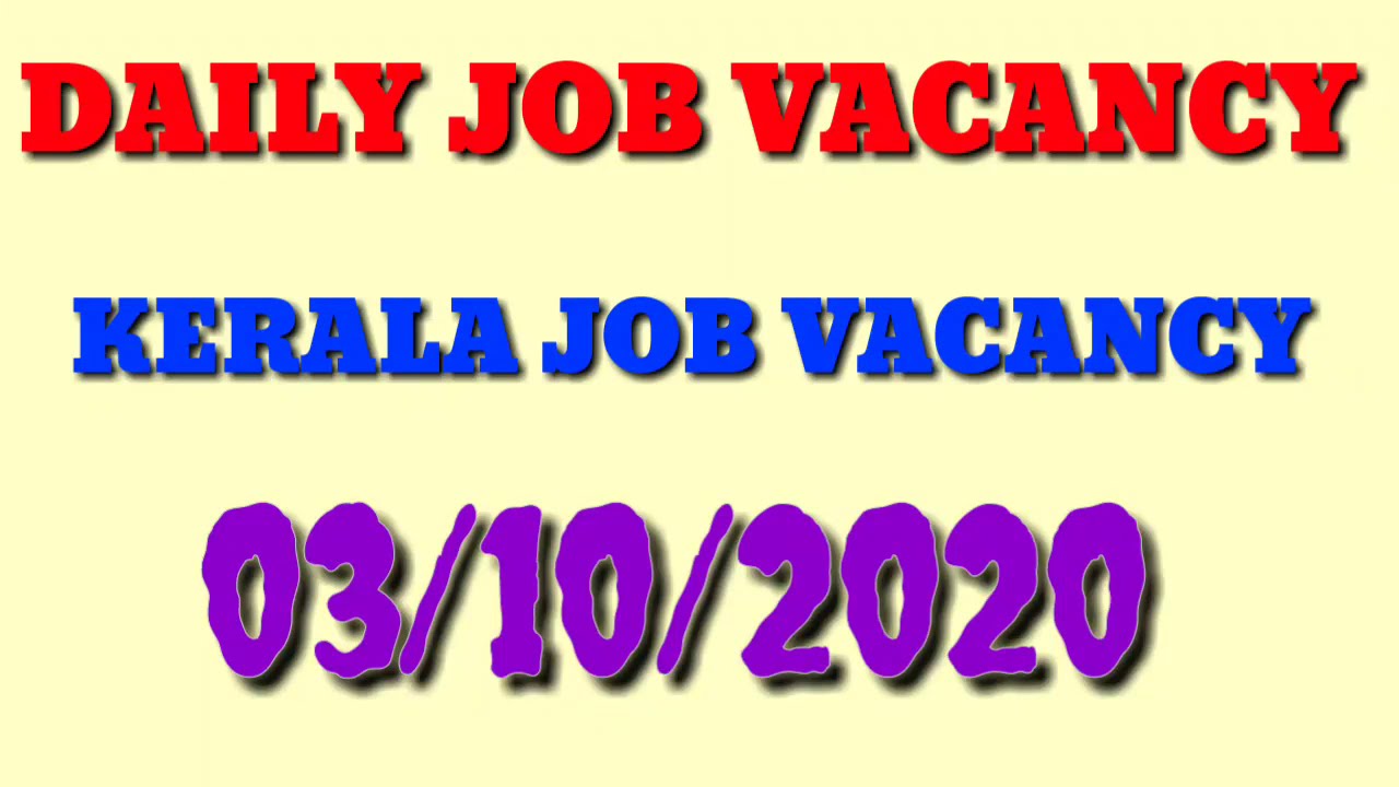 LATEST JOB VACANCY IN KERALA YouTube latest-job-vacancy-in-kerala-youtube
