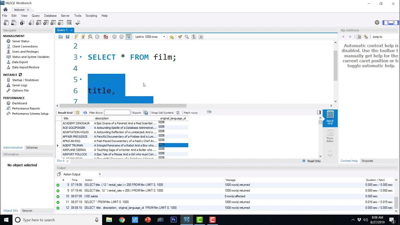 Ep009 Mysql Null Column Aliases Youtube