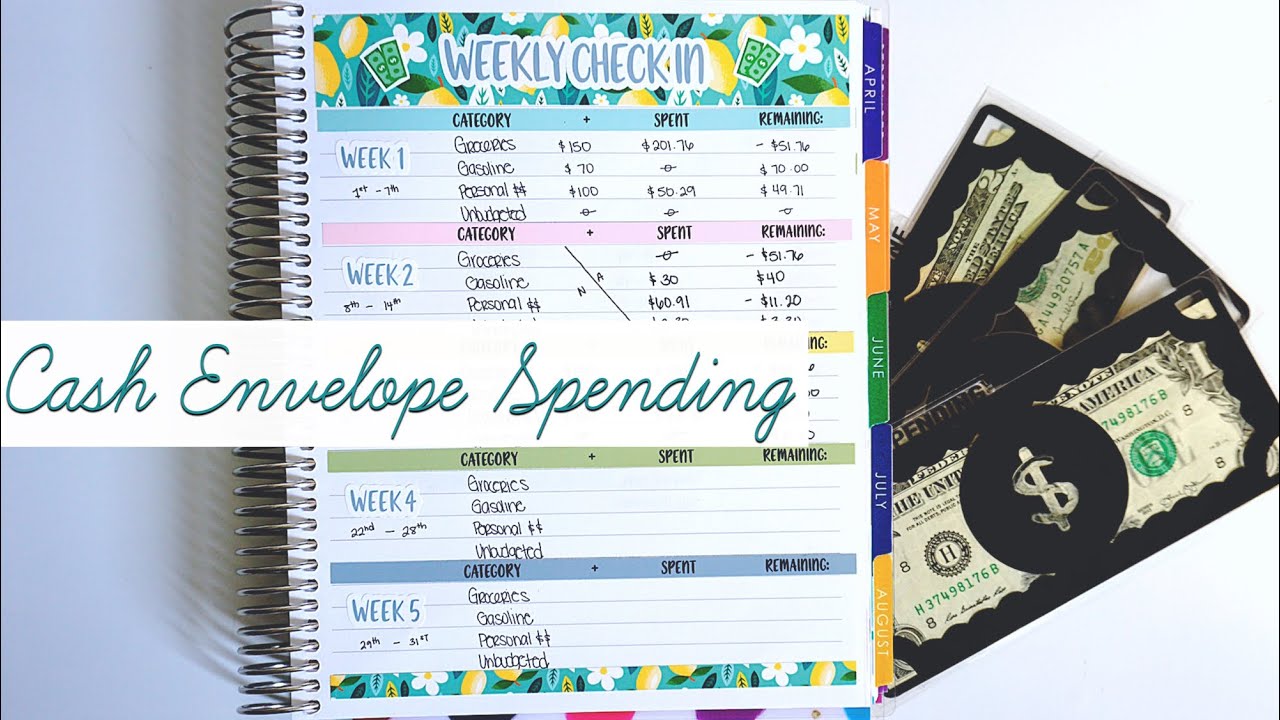 Weekly Cash Envelope Spending - YouTube