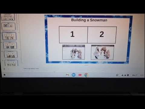 Adult 2 Step Sequencing Task Winter Activities - YouTube