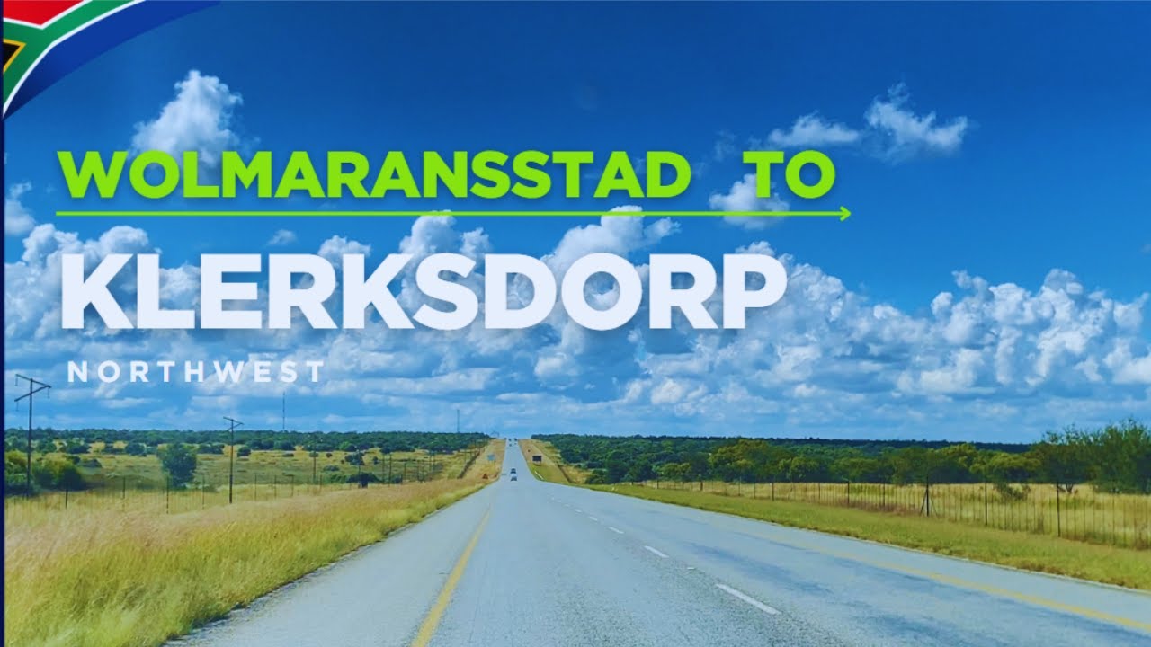 Driving from Wolmaransstad to Klerkdorp | North West Province | South ...