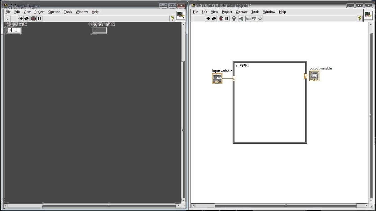 10-Formula Node LabVIEW Example Ar - YouTube