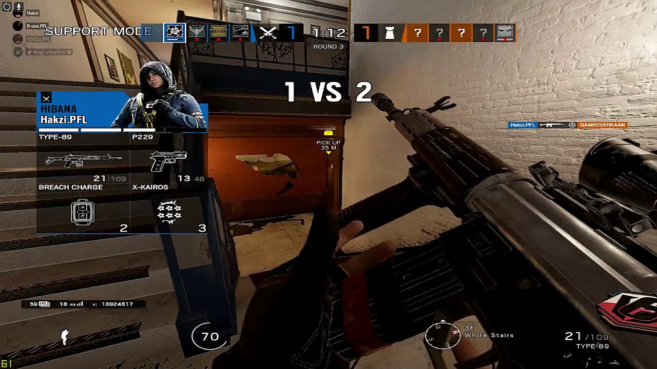 R6s highlights#1 PC debut - YouTube