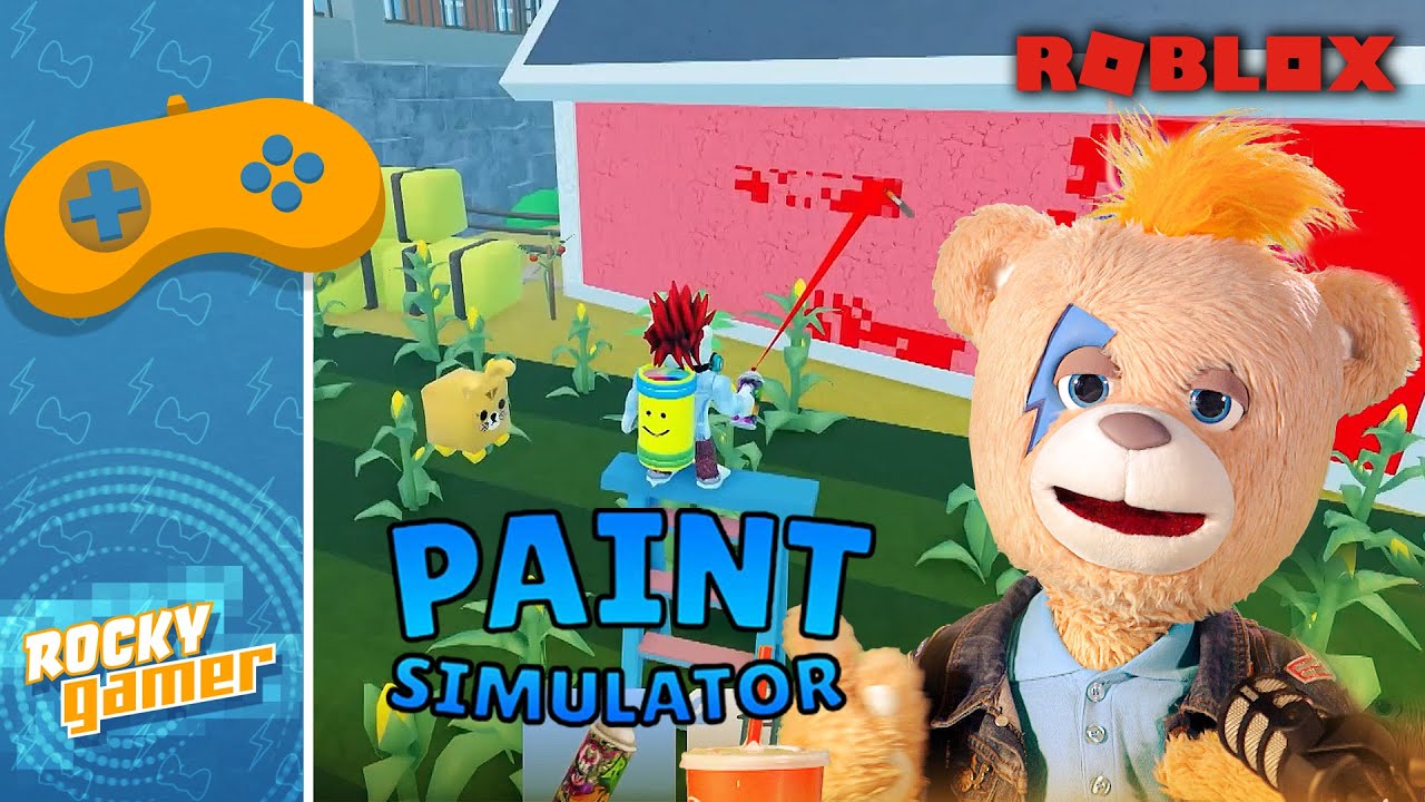 ROBLOX : Paint Simulator 🎨 • Rocky Gamer - YouTube