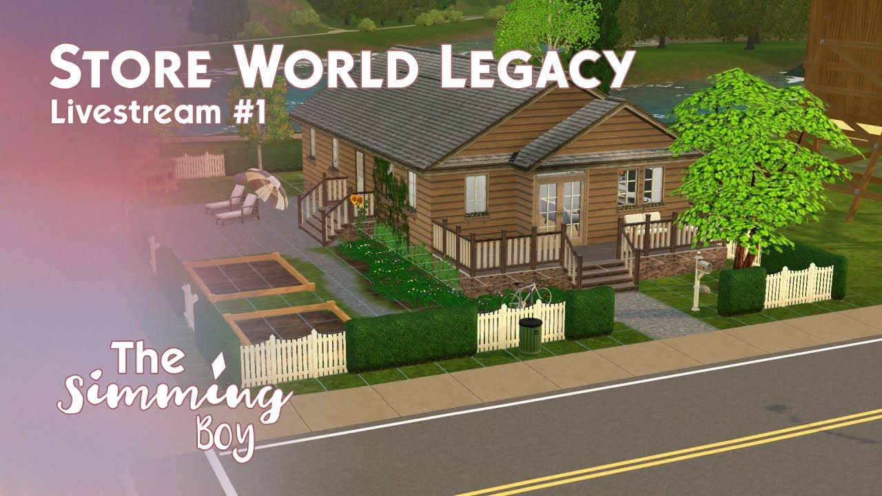 Sims 3 Store World Legacy! // Working on our house! // - YouTube