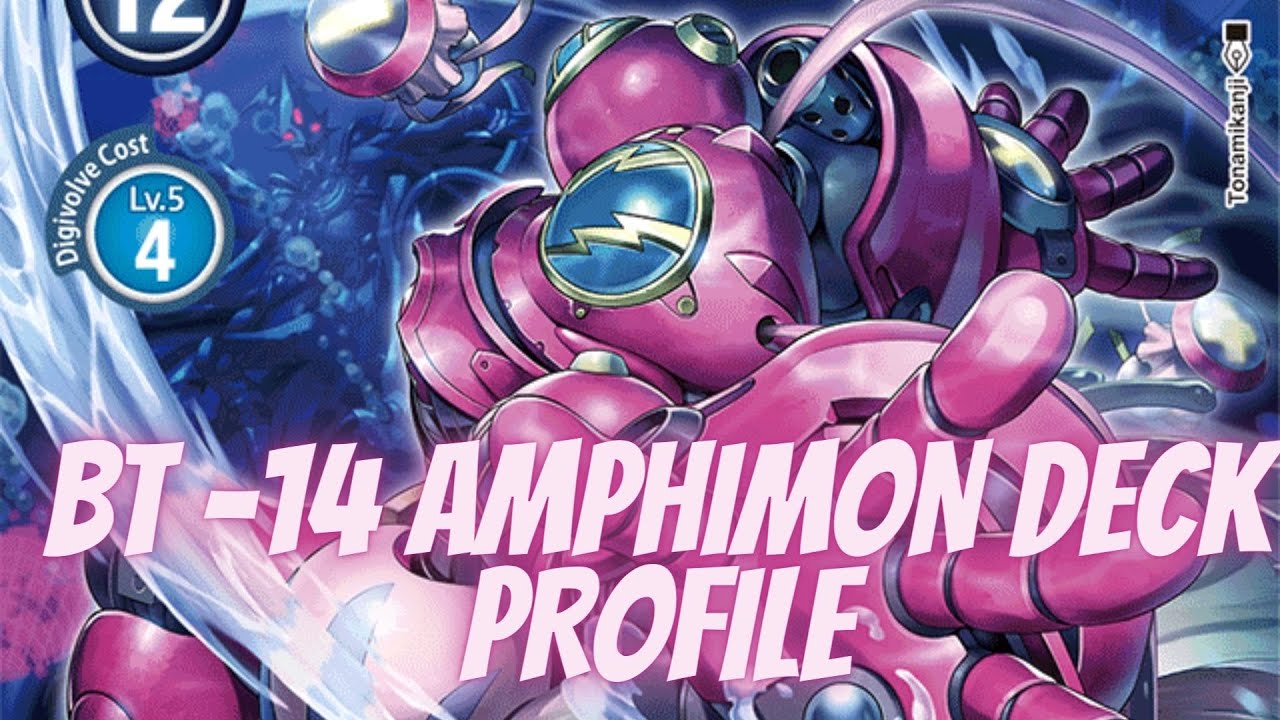 DIGIMON TCG! BT14 META - Amphimon Deck Profile! - YouTube