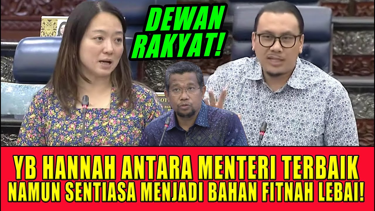 YB HANNAH ANTARA MENTERI TERBAIK. NAMUN SENTIASA MENJADI BAHAN FITNAH ...