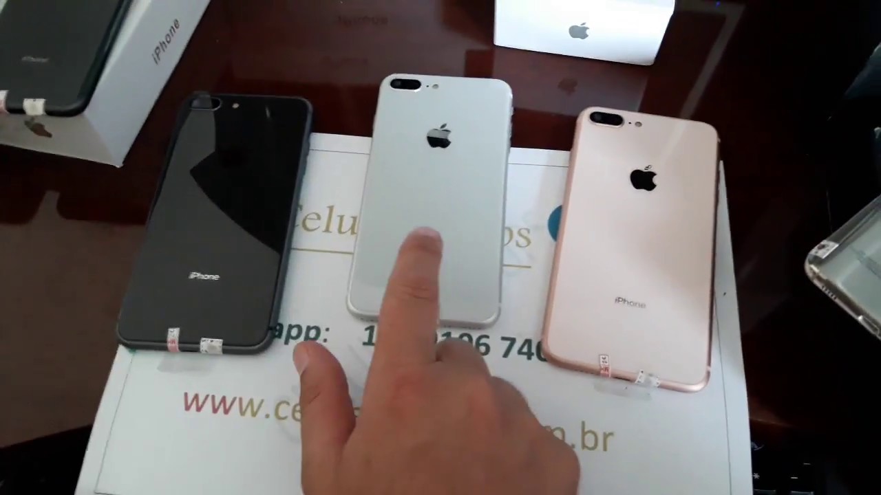 Replica IPhone 8 Plus muito Show com ID Real Show conheça suas funções ...