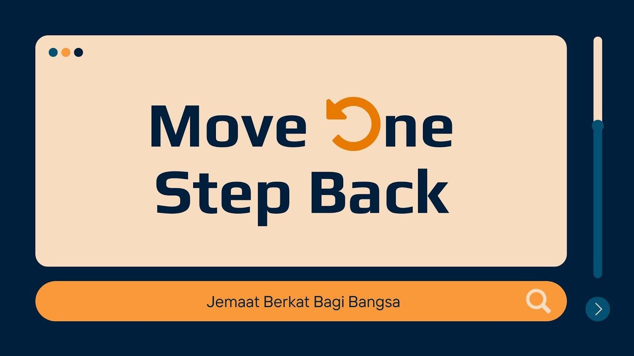 Move One Step Back | JB3 Sunday Service LIVE - YouTube