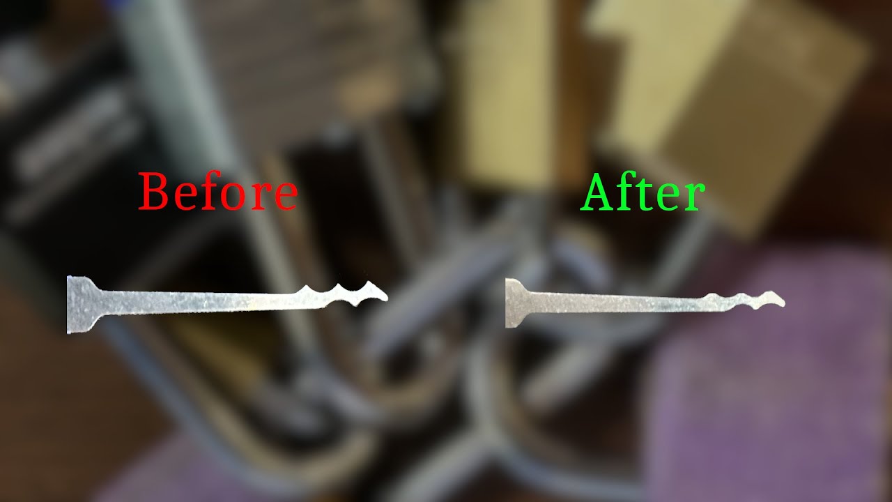 How to make a Cheap Lock Pick Better - DIY How To Lockpick - YouTube