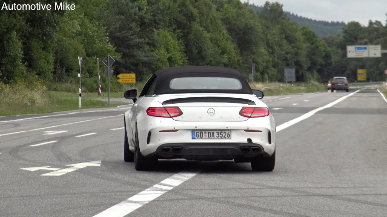 2017 Mercedes-AMG C63S Convertible testing HARD on the Nürburgring ...
