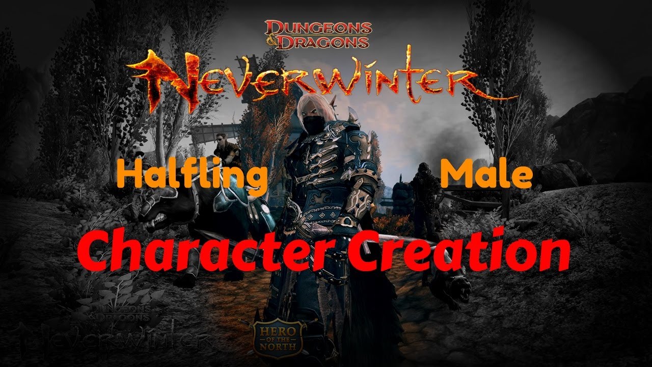 Neverwinter MMO Charater Creation - Halfling Male - YouTube