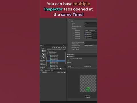Use 2 Inspector Tabs to easily copy or reference assets in Unity - YouTube