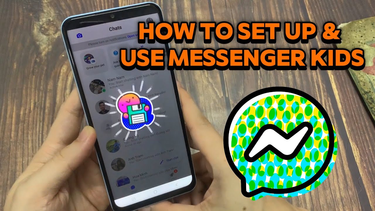 How to Set Up and Use Messenger Kids - YouTube