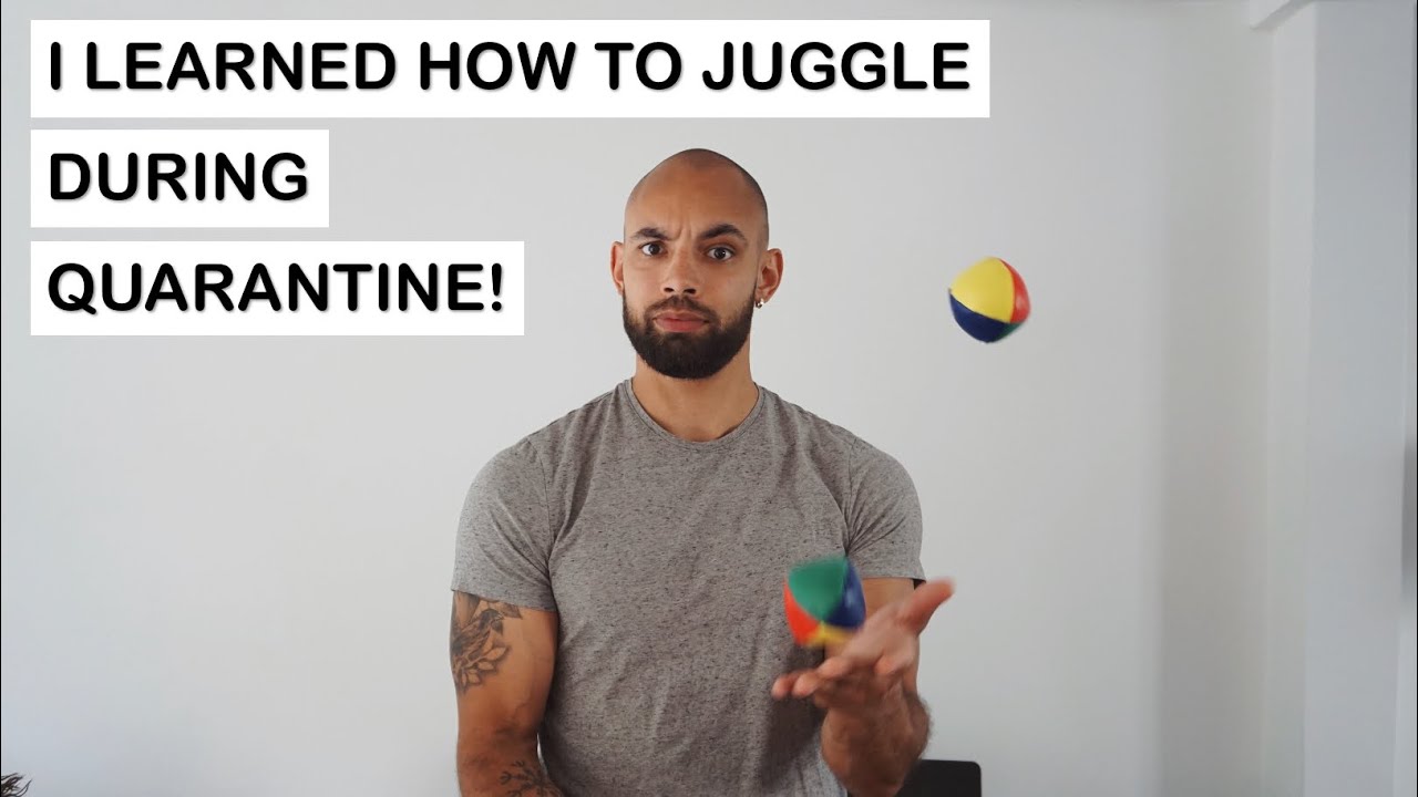 Learning how to Juggle! - YouTube