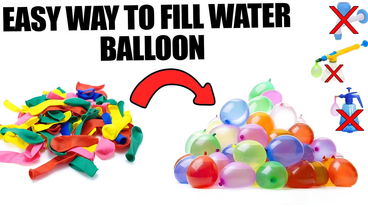 Holi Balloons | How to fill holi water balloons at home | easy way to ...