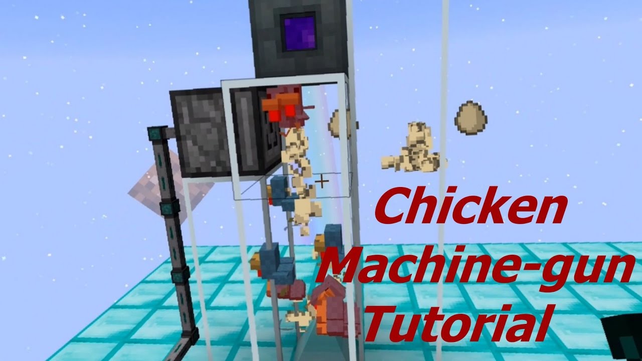 Sky Factory 3 Chicken Machine-gun Tutorial - YouTube