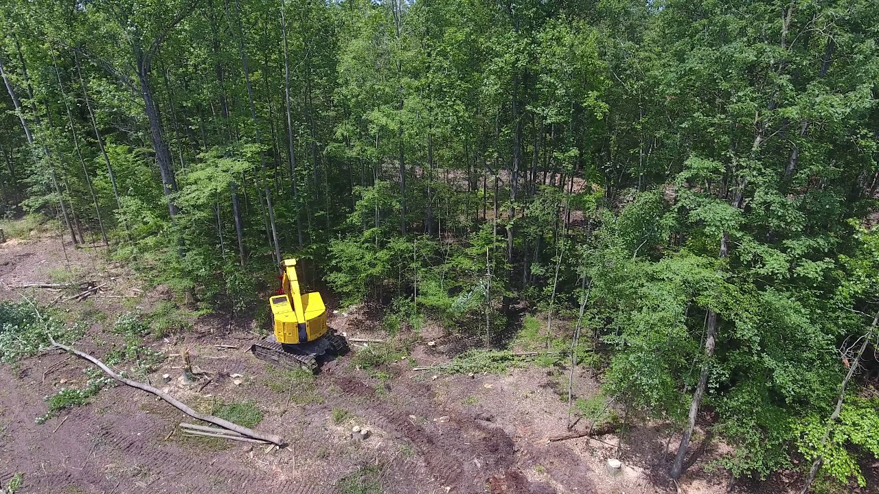 Diamond Materials, LLC. Clearing on site - YouTube