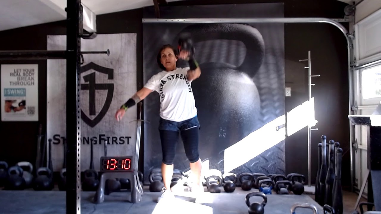 Tracy Reifkind Snatch workout, 550 reps, 40 minutes approx. - YouTube