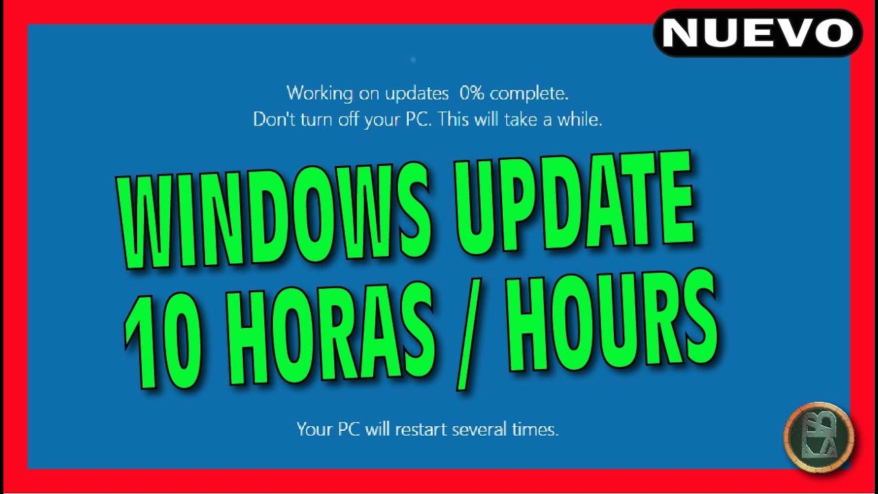 Windows Update Screen ️ REAL COUNT 1 hours LOOP | Update Fake ...