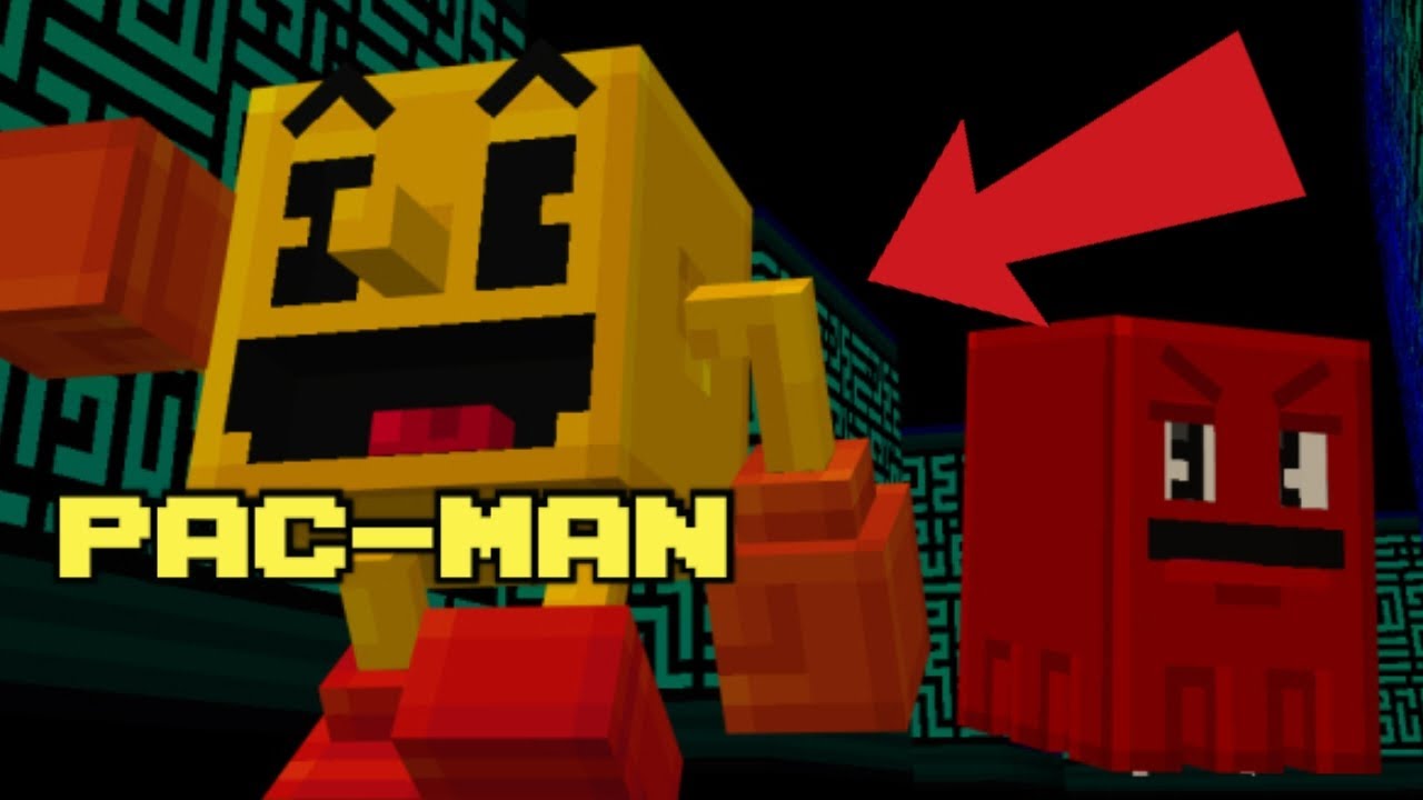 Being PAC-MAN in MINECRAFT - YouTube