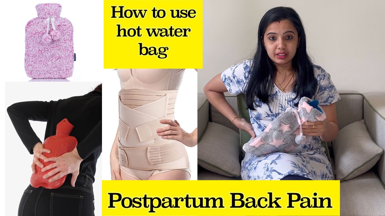 How to use hot water bag / my postpartum back pain story in tamil/travel with achu - YouTube
