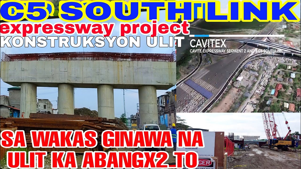 C5 SOUTH LINK EXPRESSWAY LATEST UPDATE 07-03-2023 BAKIT NATAGALAN😲 ...