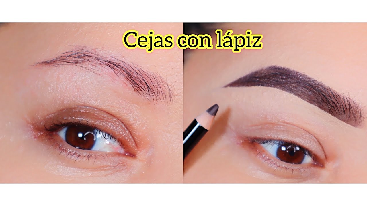 Tutorial de Cejas Para PRINCIPANTES | tutorial de cejas con Lápiz ️ ...