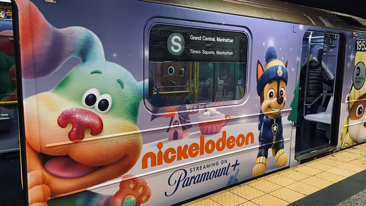 [Nickelodeon Wrap] 42nd st shuttle at grand central 42nd st Ft ...