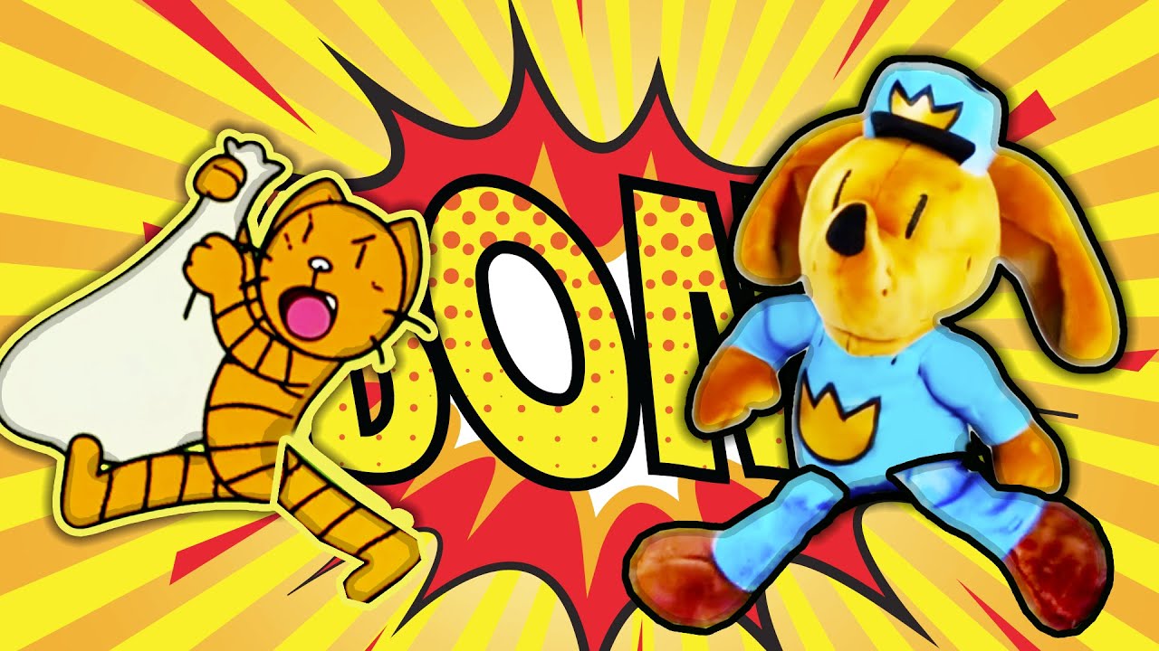 Dog Man & Petey Funny Adventure #1 - Evil Cat Petey Stole Dog Man's ...