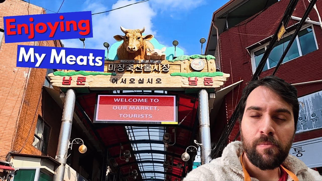 Eating The Best Meat at Majangdong Market - YouTube