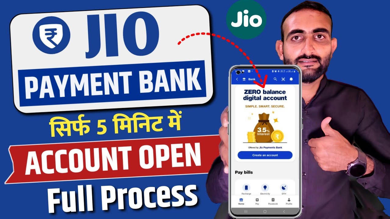 Jio Payment Bank Account Open Kaise Kare | Jio Payment Bank Zero ...