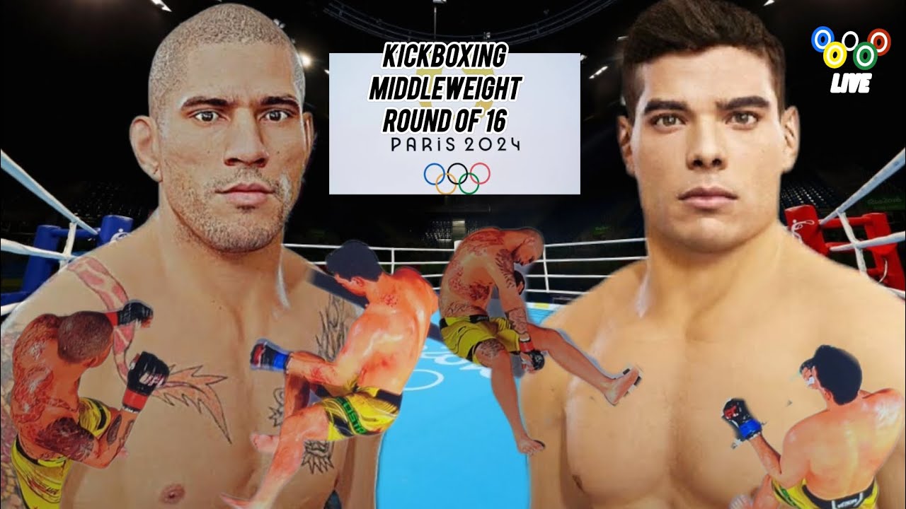 KICKBOXING MIDDLEWEIGHT CATEGORY ROUND OF 16 ALL 🇧🇷 MATCHUP. PARIS 2024 ...