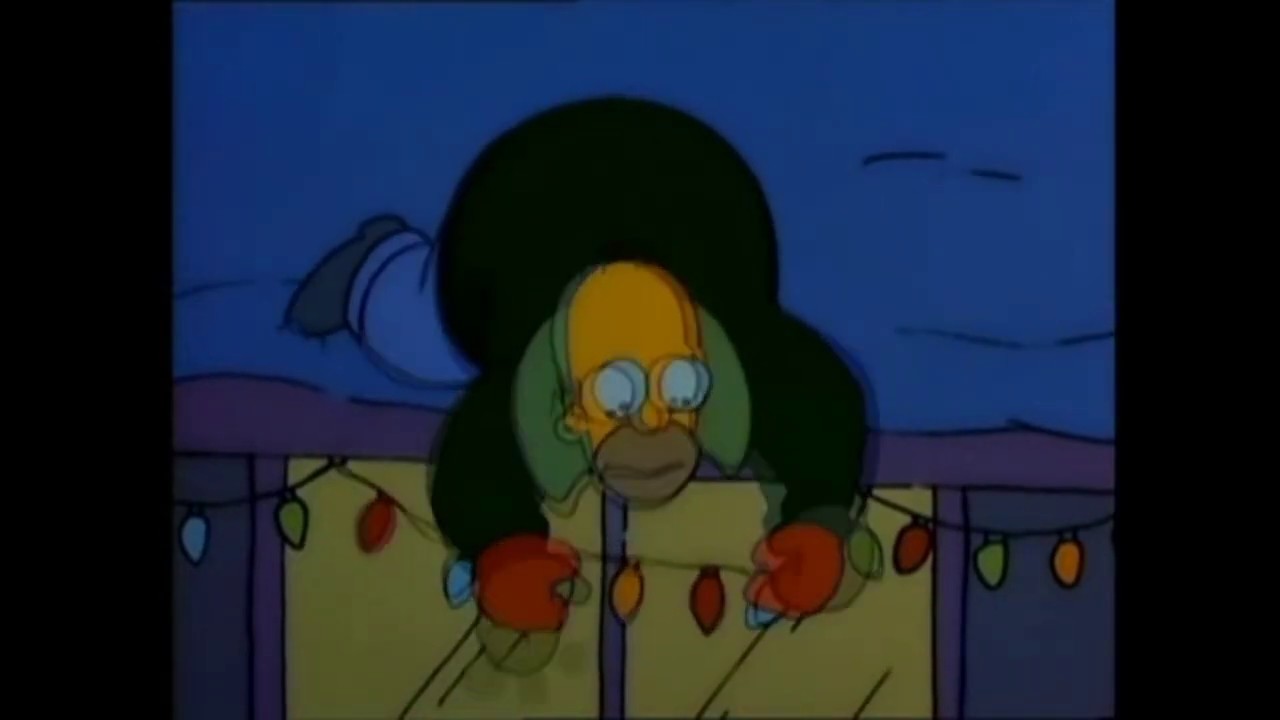Los Simpson - Las luces de Navidad (CASTELLANO) - YouTube