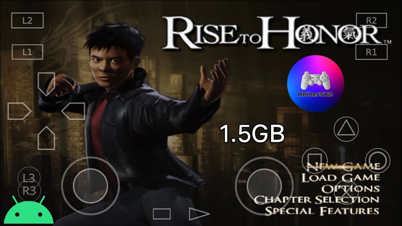 Jet Li : Rise To Honor PS2 Game for Aether SX2 PS2 Emulator on Android ...
