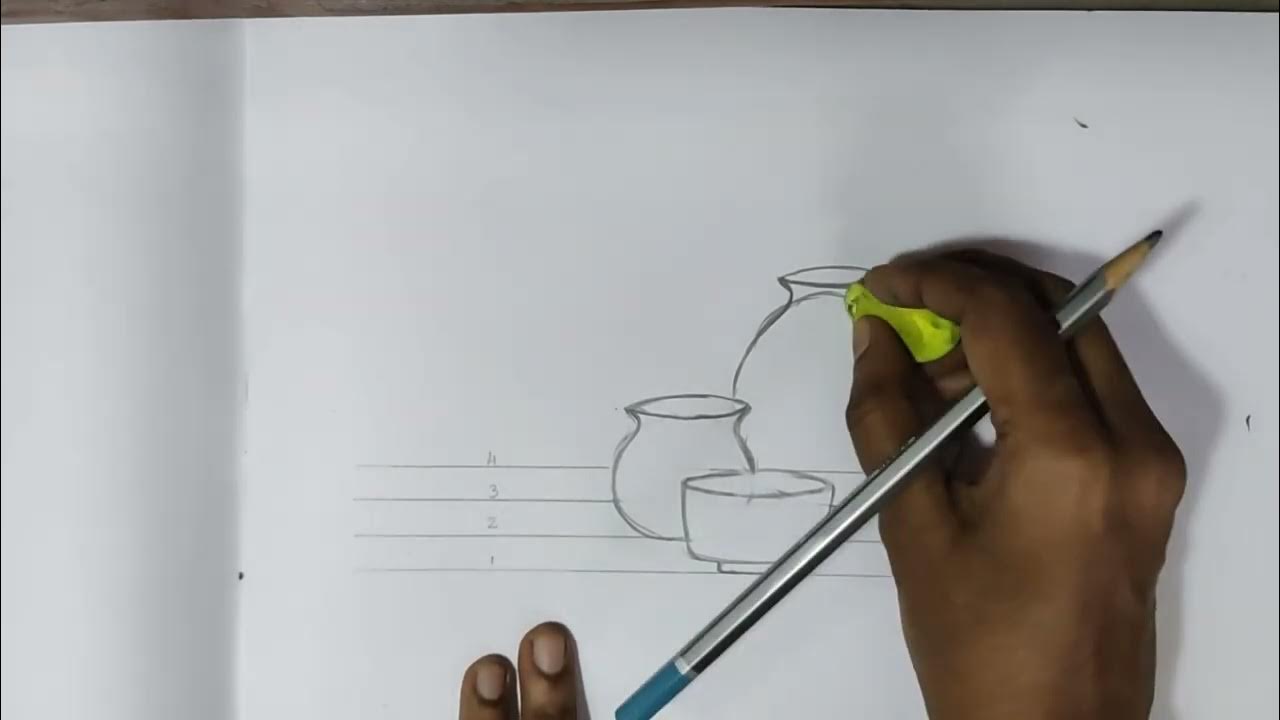 Overlapping objects/How to draw different objects - YouTube