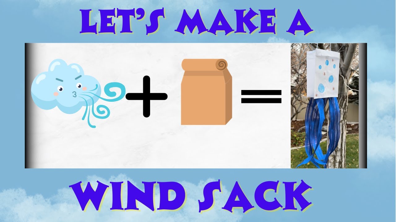 Fun Preschool Craft: DIY Wind Sack from a Paper Bag! 🌬️🎨 - YouTube