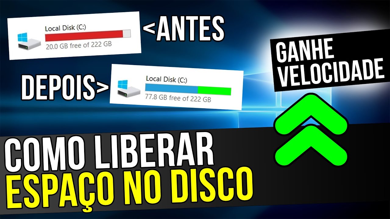 Como Liberar e Limpar Espaço no Disco Local C! ATUALIZADO! - YouTube