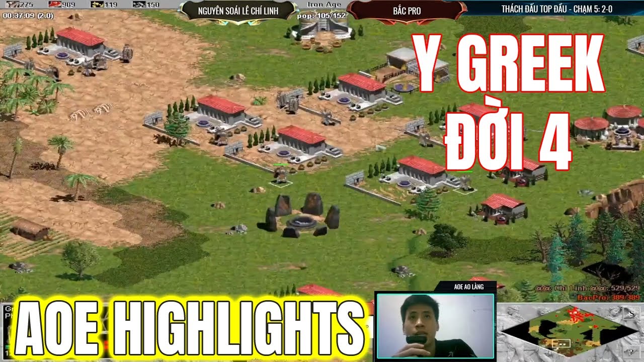 Sự Lợi Hại Của Y Greek Đời 4 | AOE Highlights - YouTube
