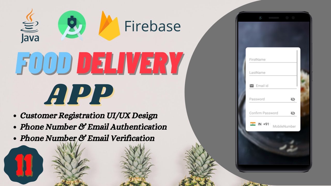 FOOD DELIVERY APP||Customer Registration,Verification & Login ...