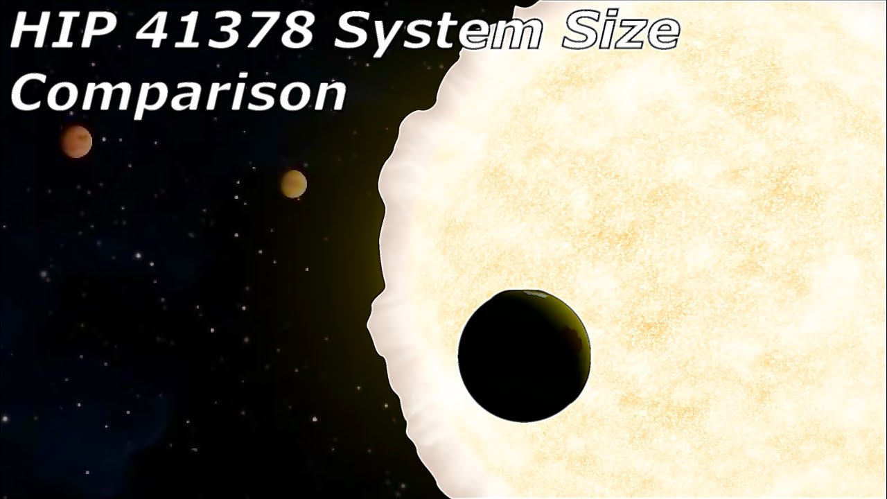 HIP 41378 System Size Comparison - YouTube